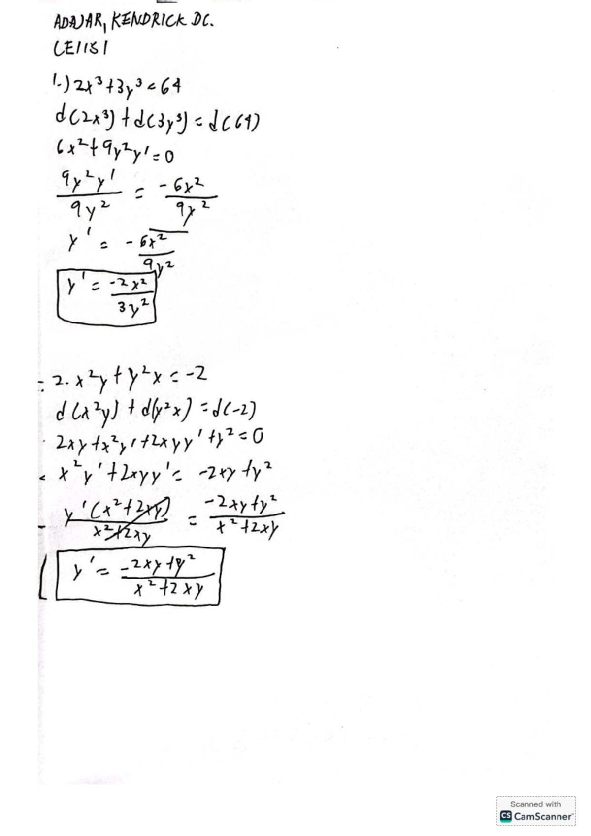 Seatwork midterm Adajar - Engineering Economy - ADAJAR, KENDRICK DC ...