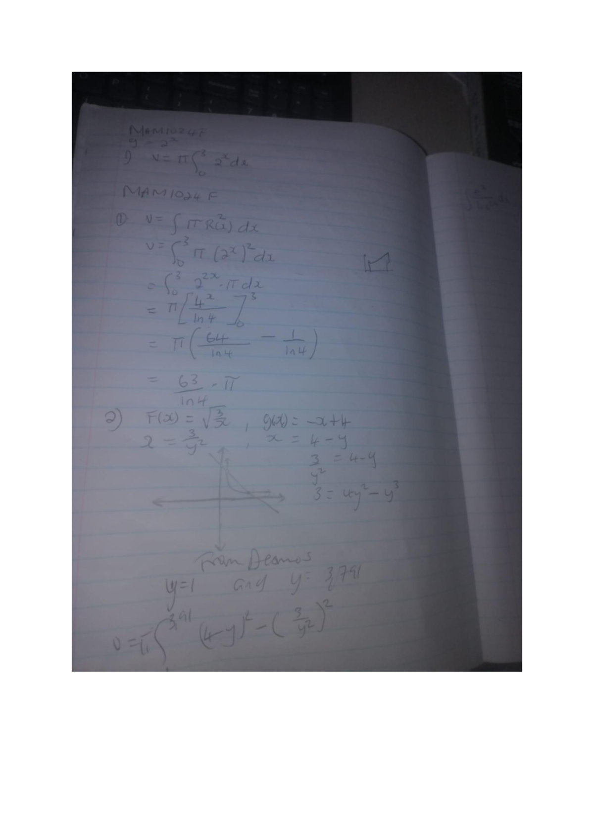 Volume tut - very useful tutorial - MAM1010F - MAM10Z4P 1) 2de MAM1024 ...
