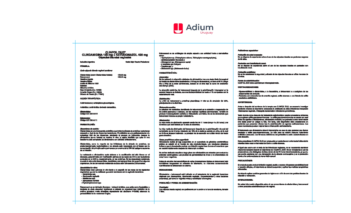 Prospecto-Clinfol-Duo - Adium Uruguay Poblaciones especiales: CLINFOL ...