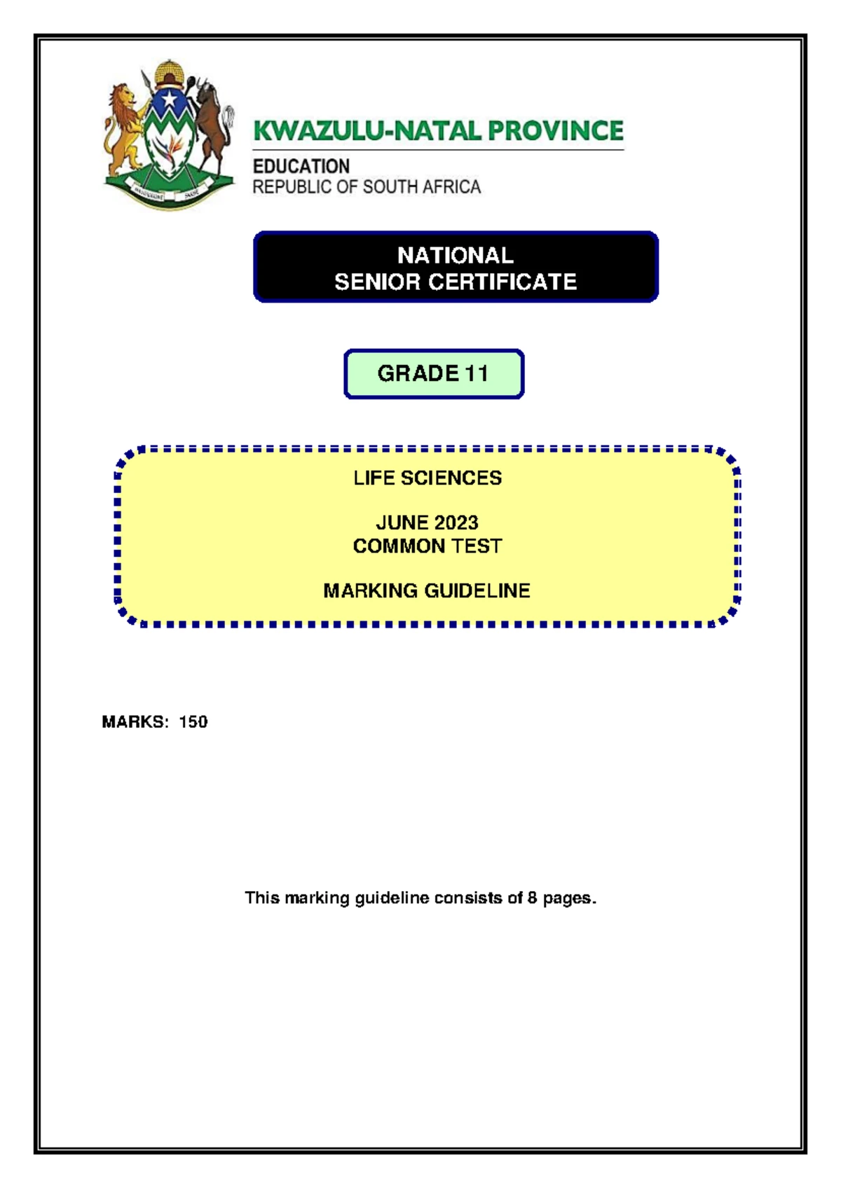 Grade 12 Physical Sciences WEP Test on Work, Energy, and Power 2025 ...
