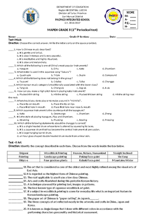 Recreational activities detailed lesson plan for MAPEH 9 - Studocu