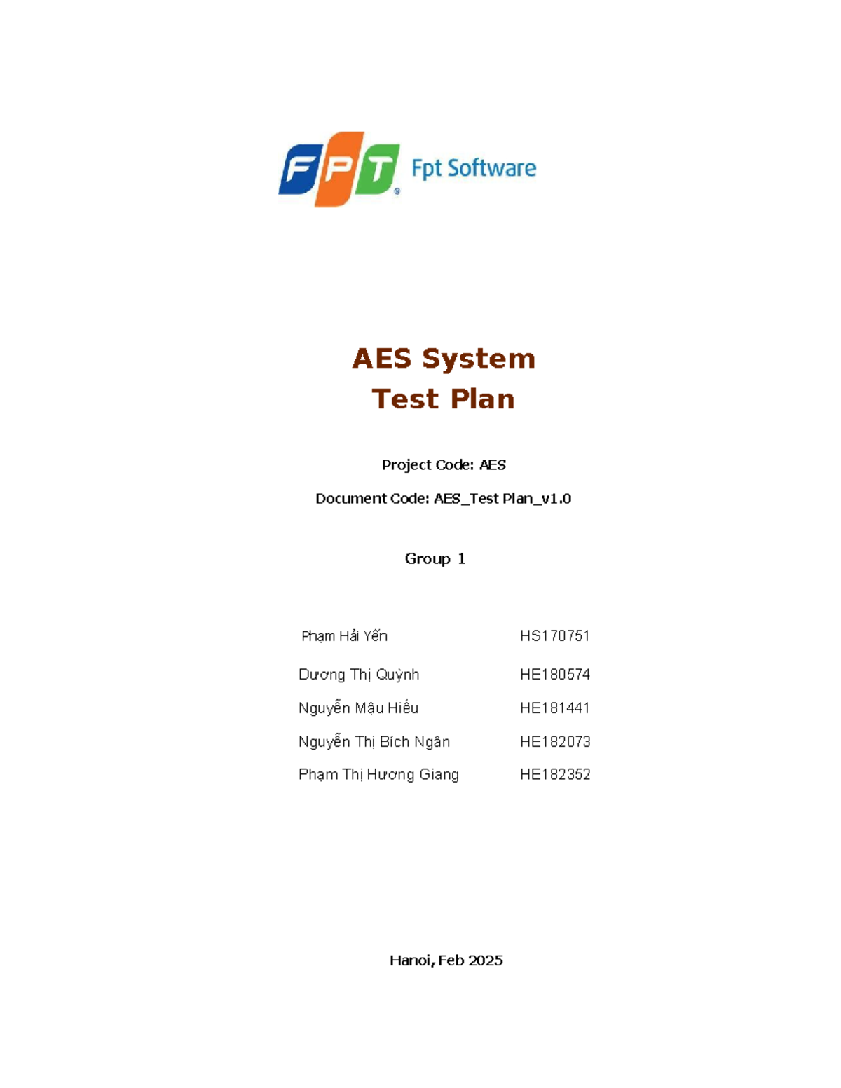 AES System Test Plan v1.0 - Comprehensive Testing Strategy and ...