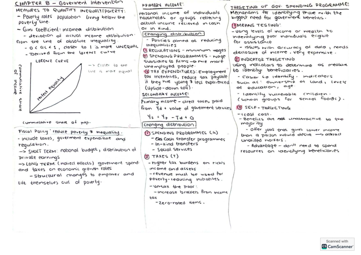 CHAPTER 8: Government Intervention in Income Distribution and Poverty ...
