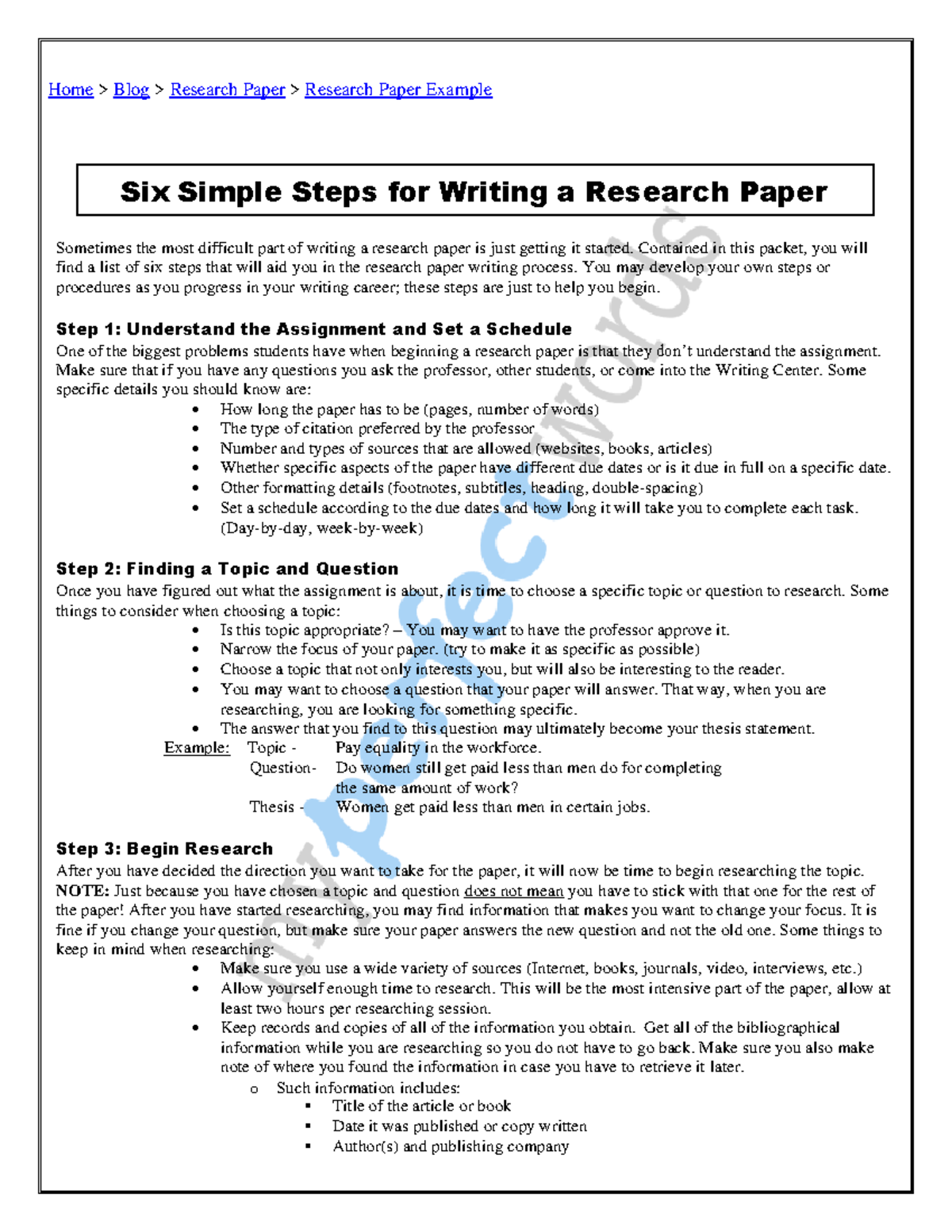 How to Write a Research Paper: 6 Essential Steps Guide - Studocu