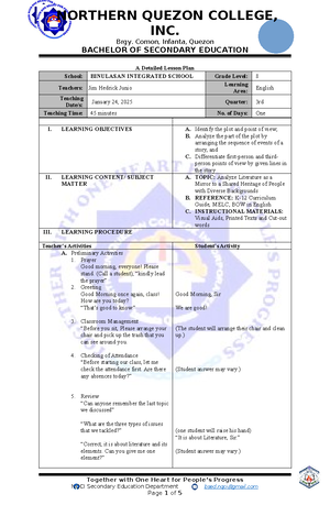 Curriculum Map Grade 7 Matatag Curriculum - Quarter Wee k Unit Topic ...