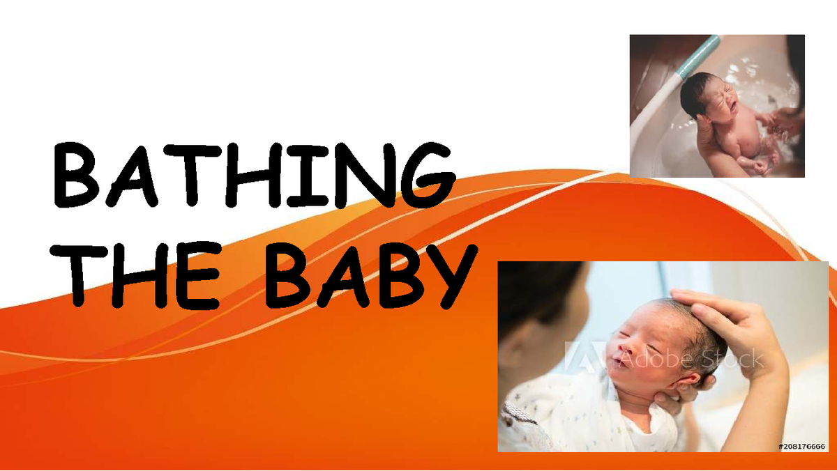 BATHING THE BA: Essential Guidelines for Infant Bathing Techniques ...