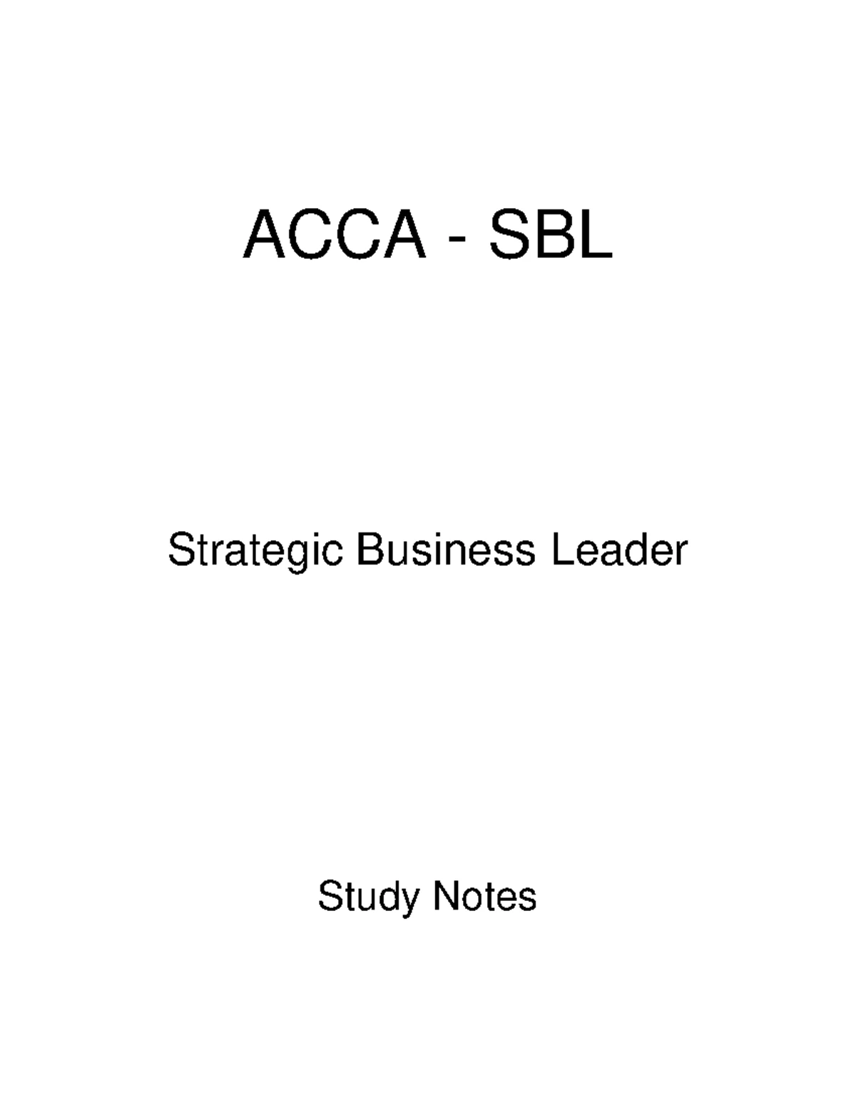 ACCA (ATX UK) Revision Notes - ACCA Revision Notes Advanced Taxation ...