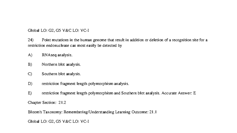 Test Bank for Becker's World of the Cell (10th Ed) - G2, G5 - Studocu