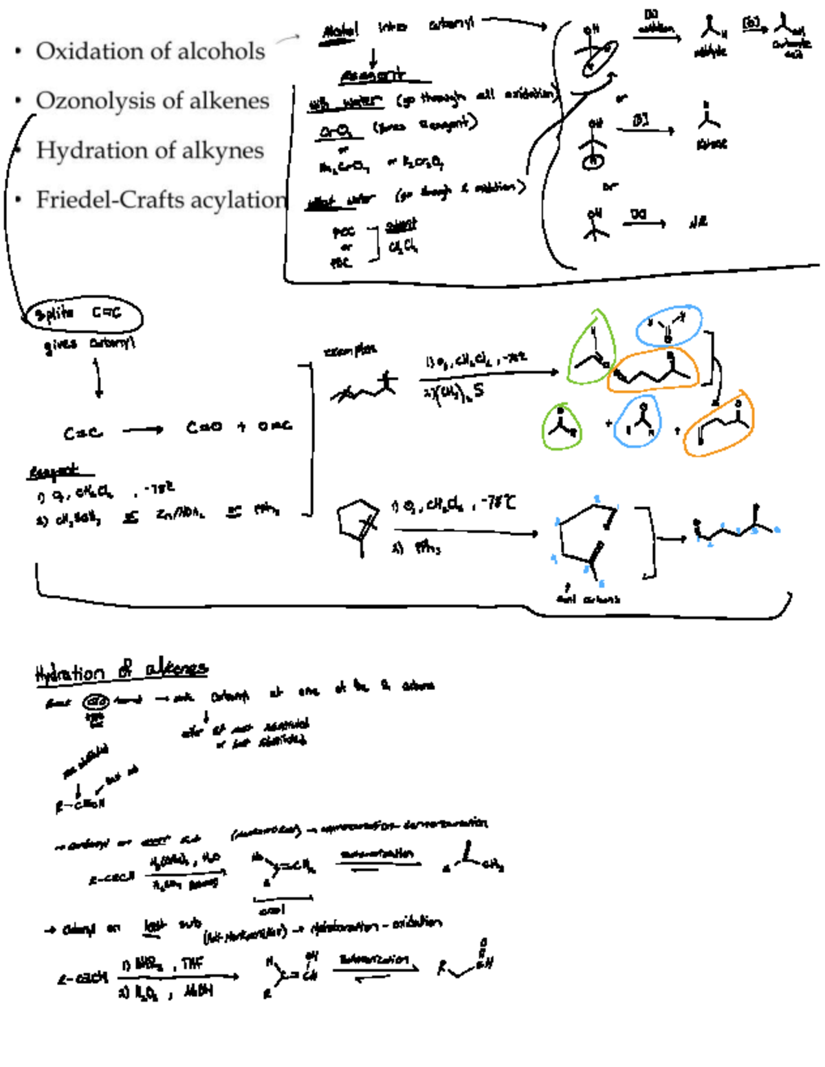 Orgo Chem 2: Key Reactions and Mechanisms Overview - Studocu