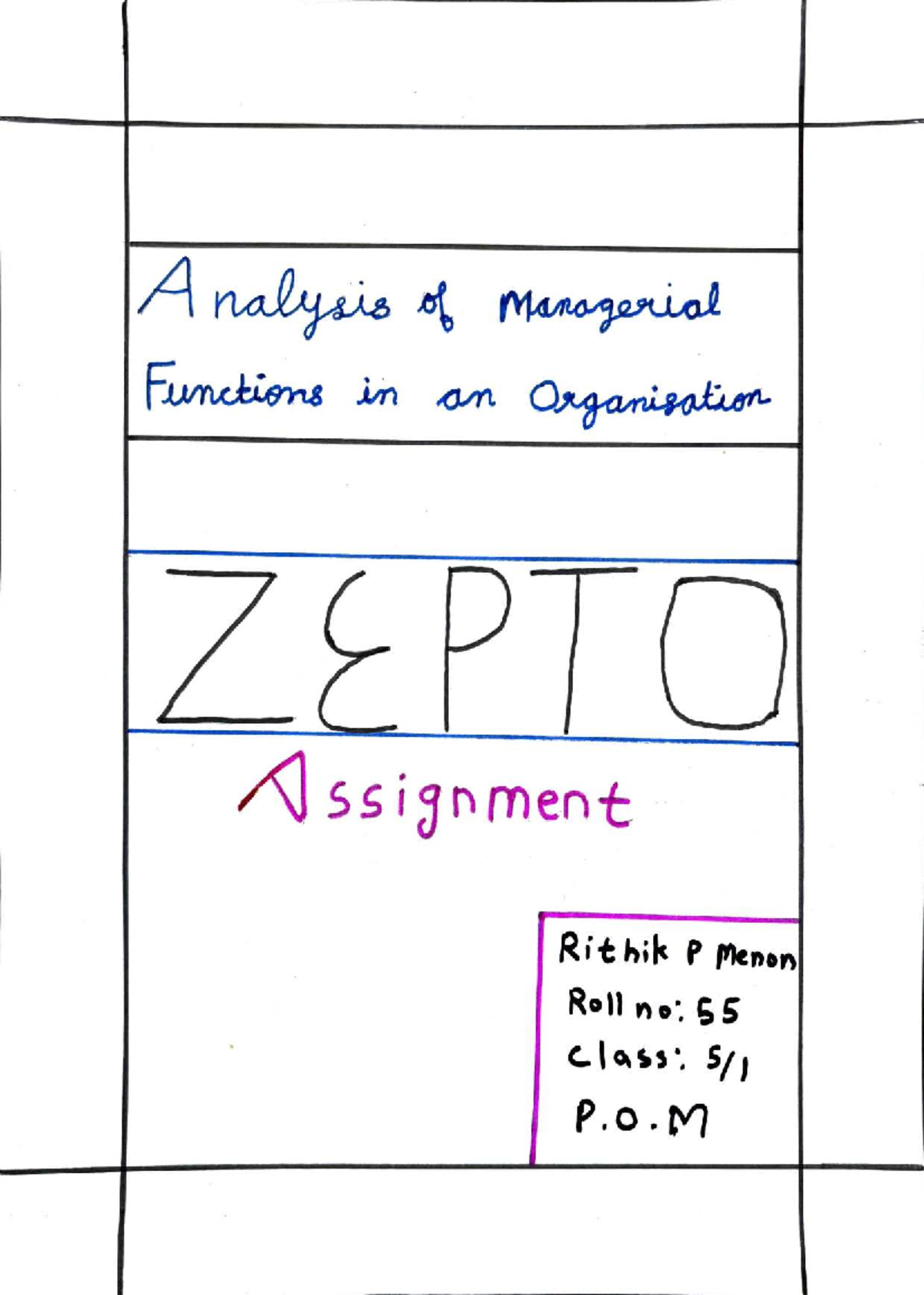 Pom Assignment 1 - Comprehensive Study Notes - Studocu