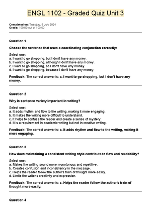 [Solved] Assignment In this assignment you will submit the compiled1 The - English Composite 2 ...
