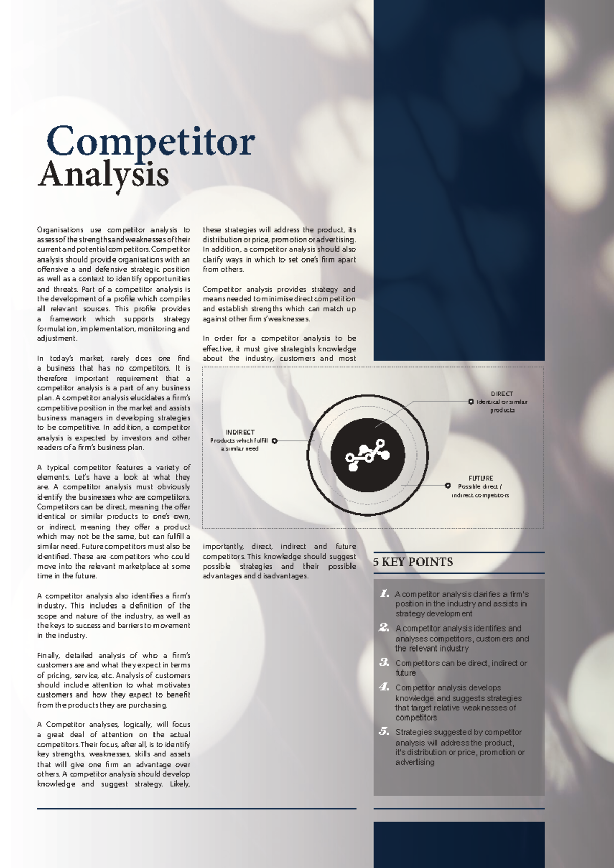 Competitor Analysis: Strategies for Business Success (M 10F38) - Studocu