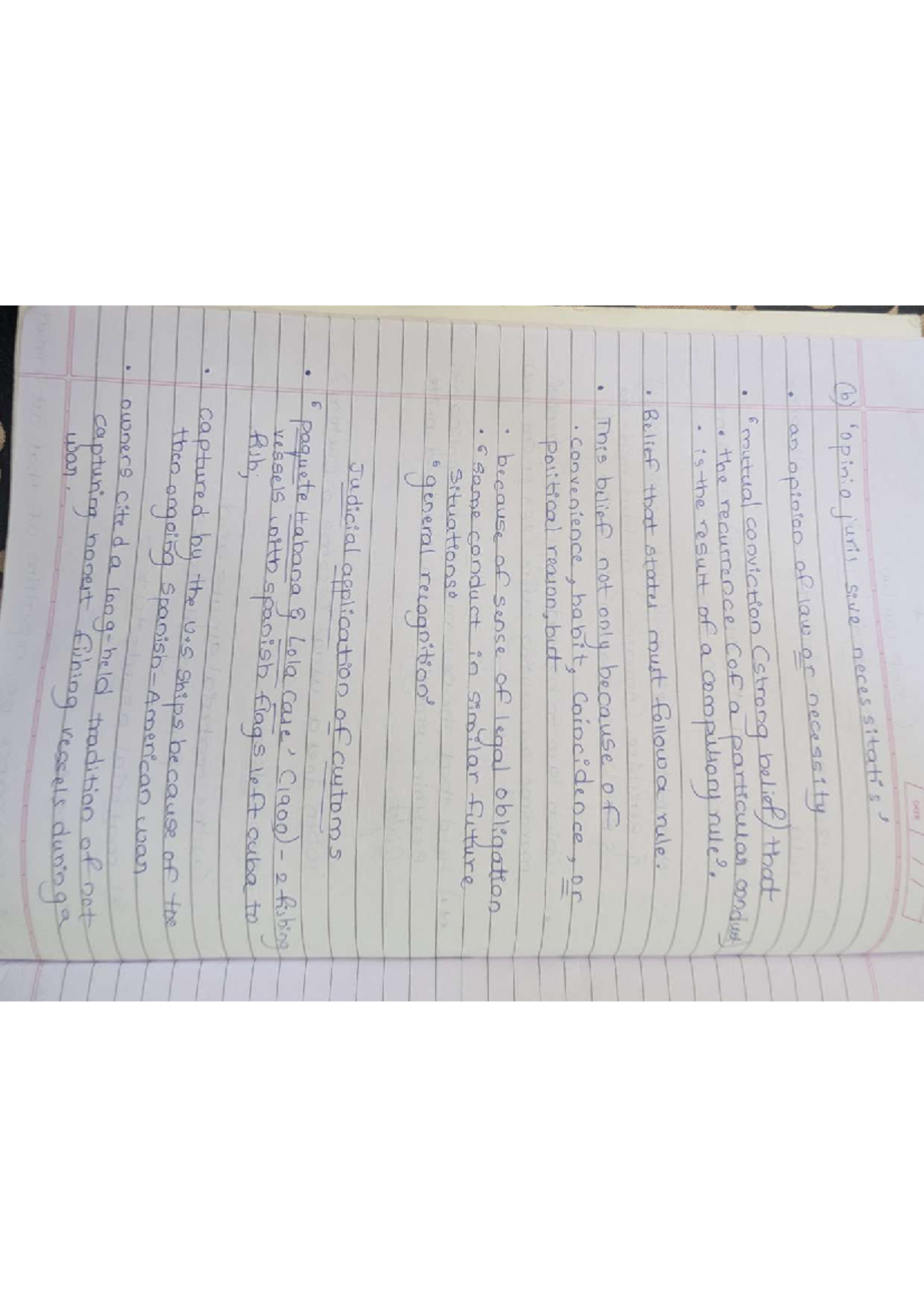 PIL Lecture Notes: Key Case Laws and Legal Principles - Studocu