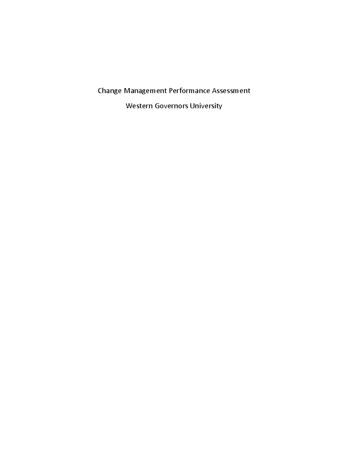 C721-Task-1 - C721- Task 1 - Passed - Change Management Performance ...