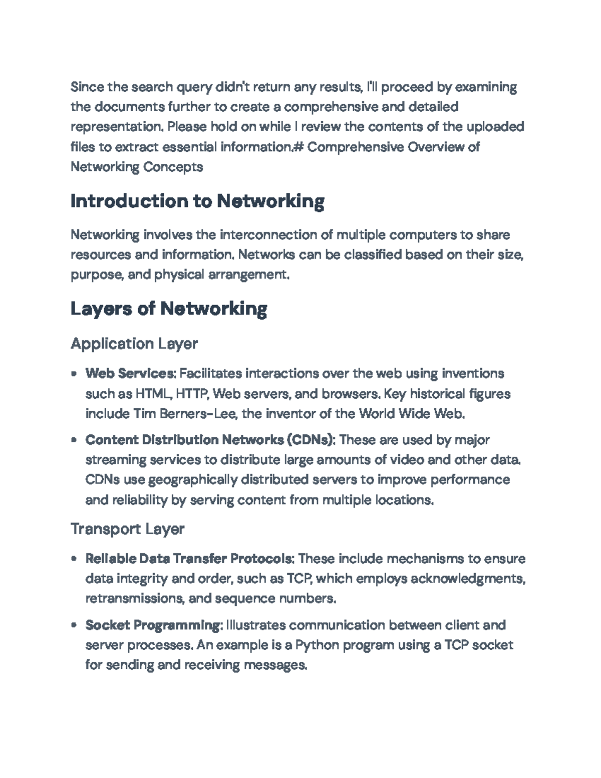 Comprehensive Overview of Networking Concepts - CSCI 101 Final Exam ...