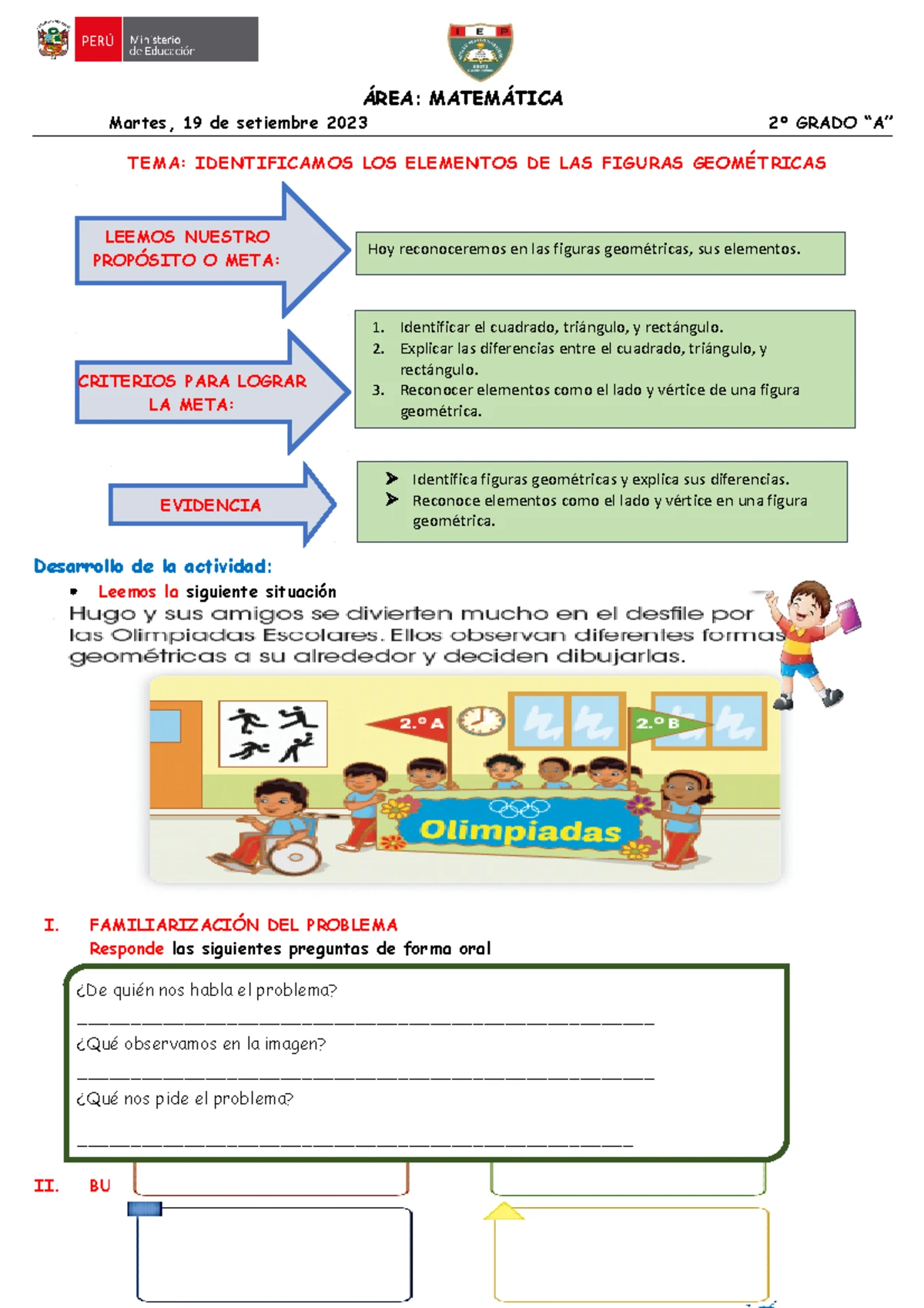 TA1 IMI c - Actividad sobre las Rectas en el Plano Cartesiano - Studocu