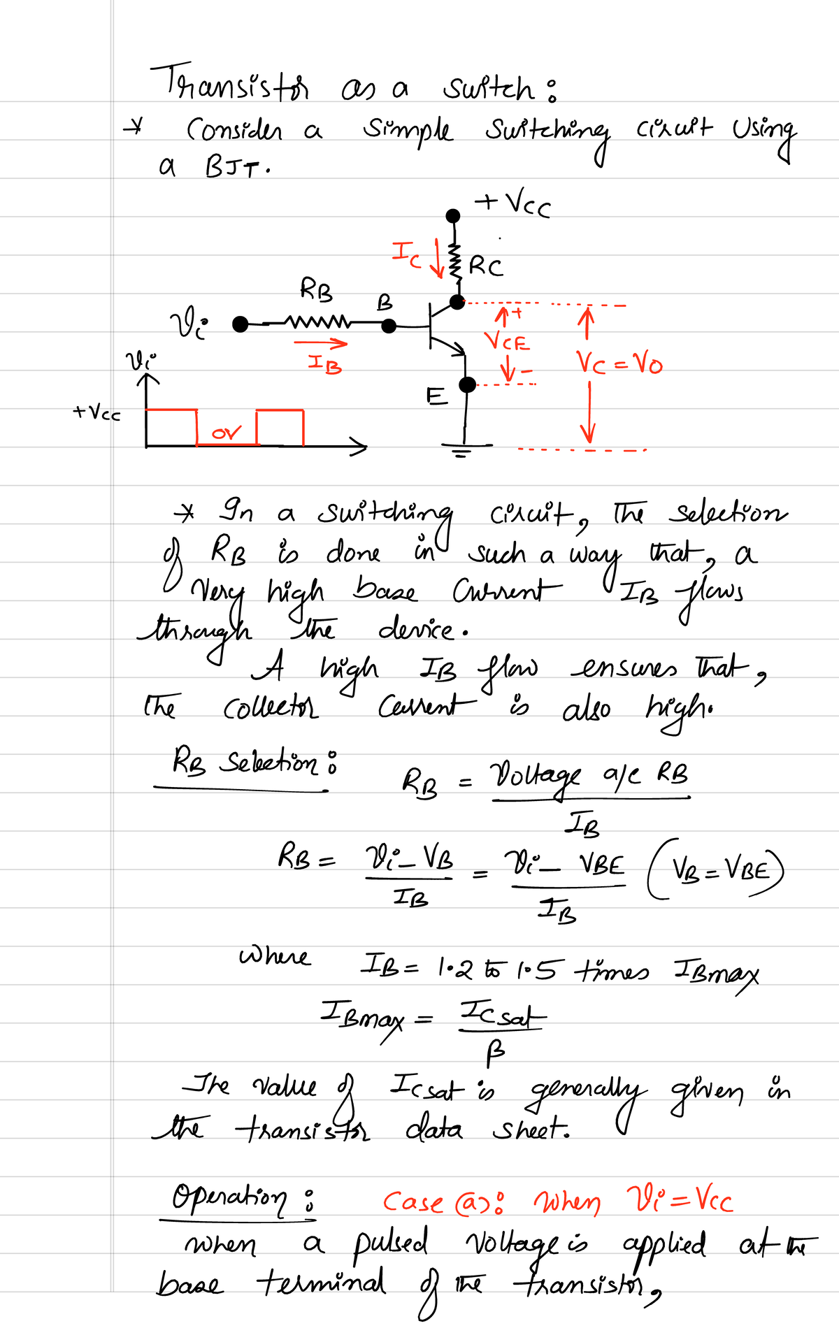 Module 1A: Transistor as a Switch in Simple Circuits - Studocu