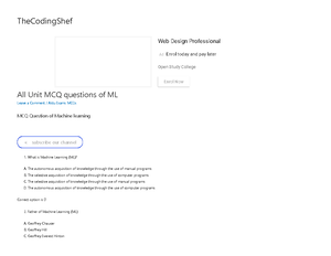 Chapter 7 Solution - Micro-Programmed Control - Chapter 7 Micro-Programmed Control 1- What is ...