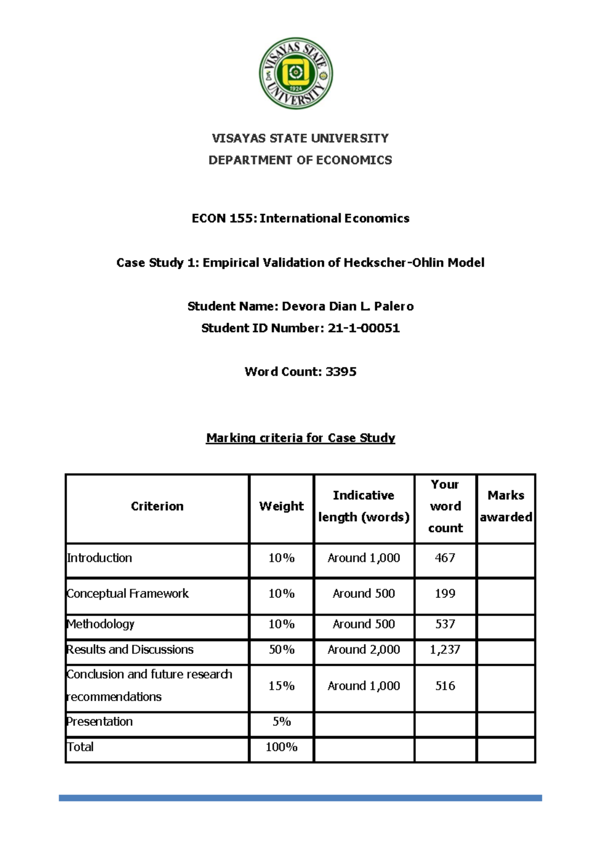 Heckscher-Ohlin Model Case Study: Trade Dynamics of Thailand ...