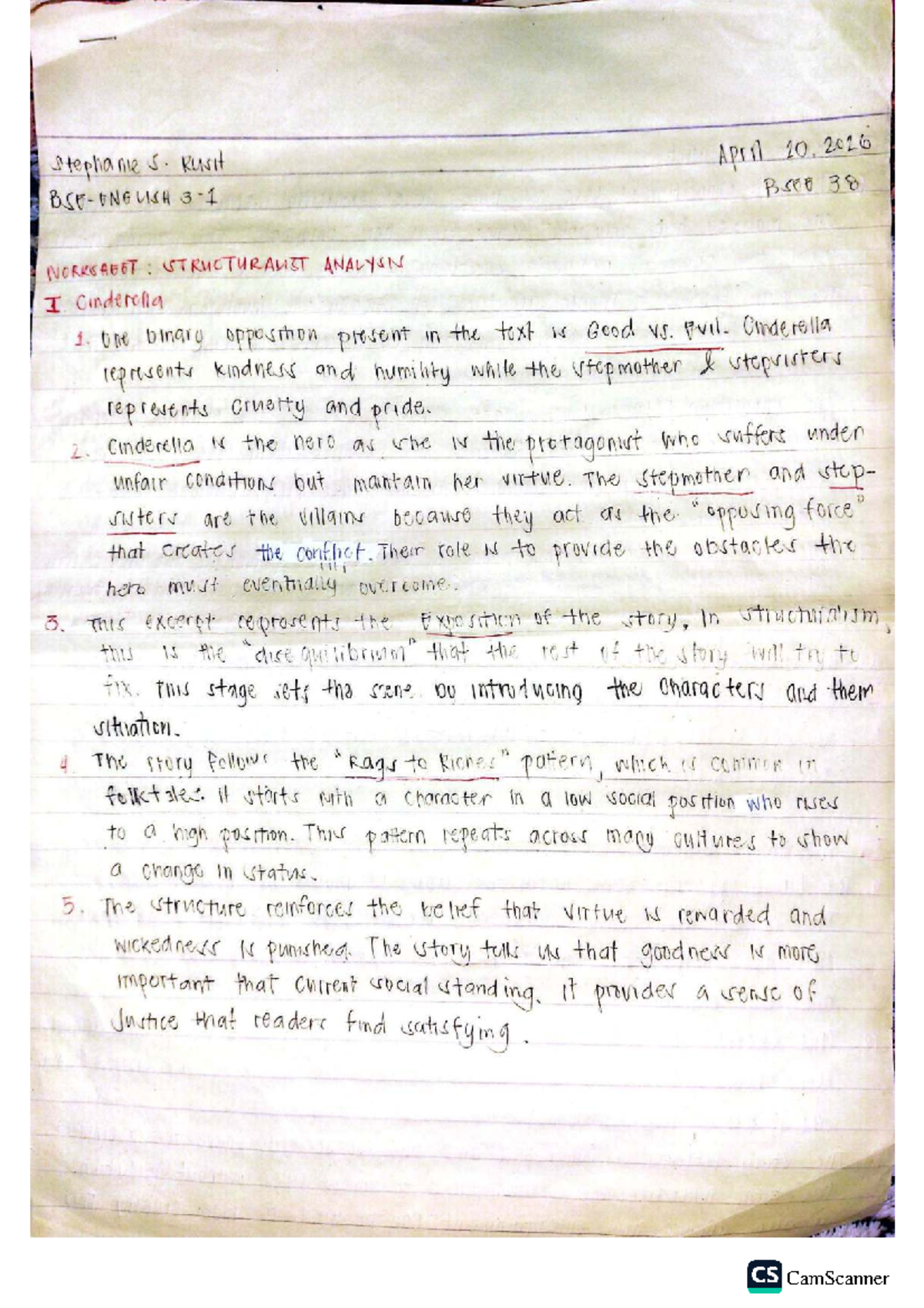 Structuralism Analysis in BSEE38: A Study of Conflict and Power - Studocu