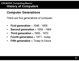 Lecture Notes (Visualizing Computer Programming) - Visualizing Computer ...