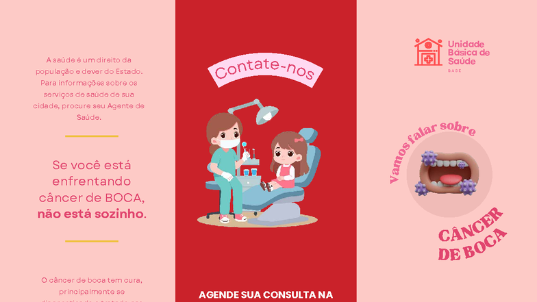 Folder Rosa Claro: Informações sobre Câncer de Mama e Saúde Pública ...