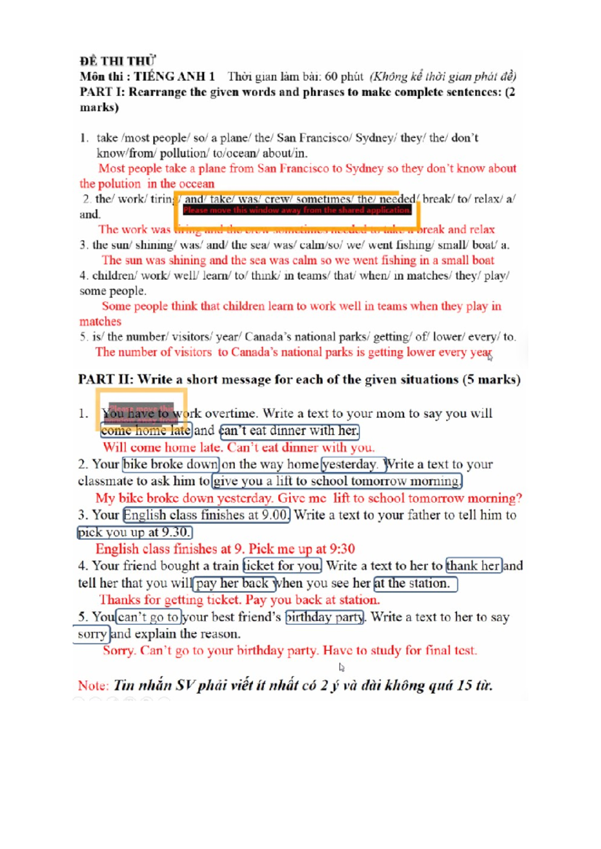 Midterm Exam Review for Ta1 Course - Studocu