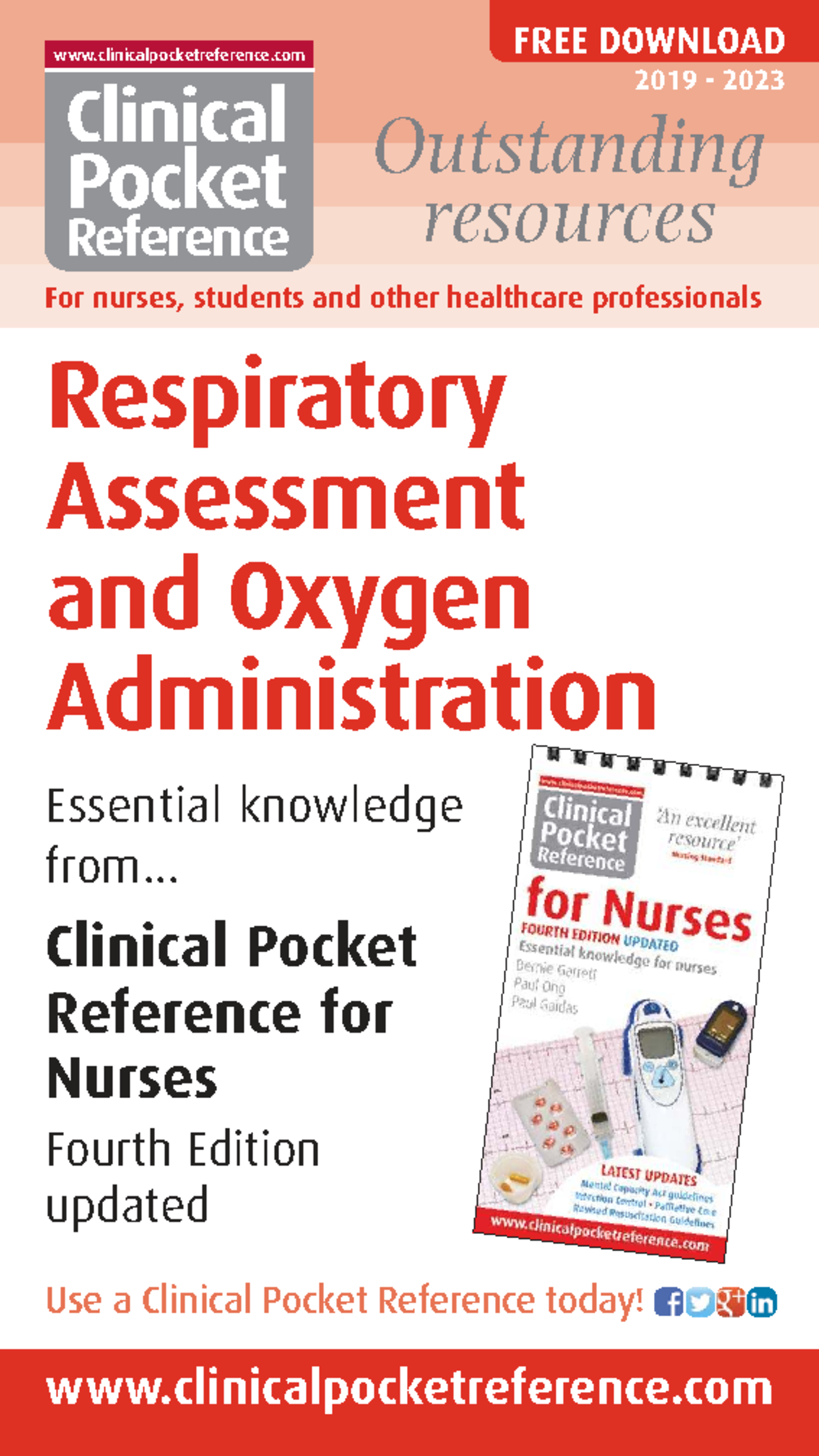 Respiratory Assessment and Oxygen 2023 - ####### 1 INFECTION CONTROL: ISOLATION 4. Essential ...