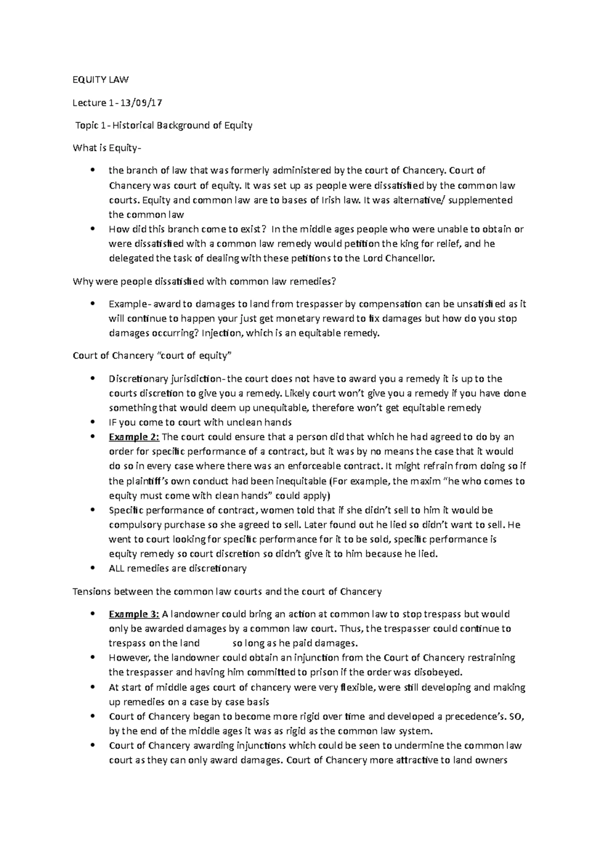 Equity and Trusts Exam Past Papers - LW 2023 - Maynooth University ...