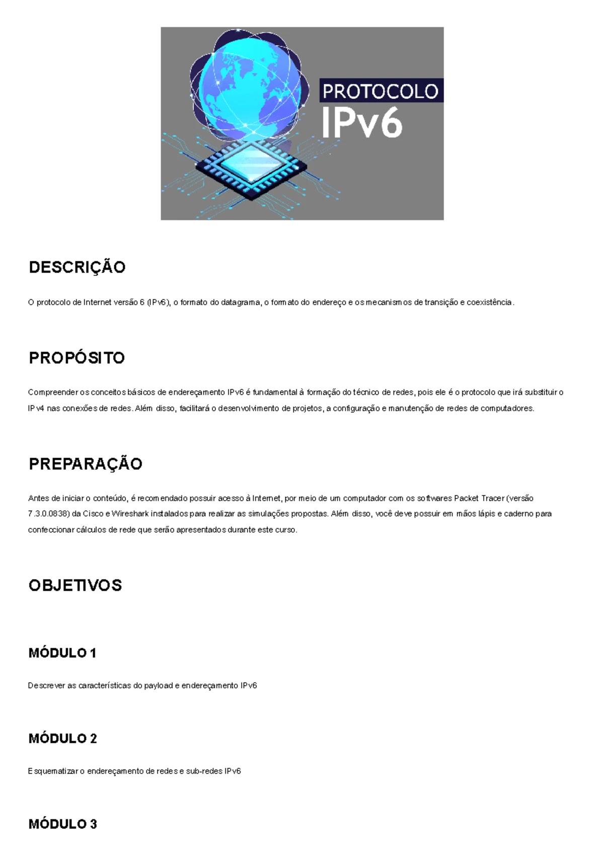 Aula | Protocolo IPv4: Estruturas, Endereçamento e Classes - CS101 ...