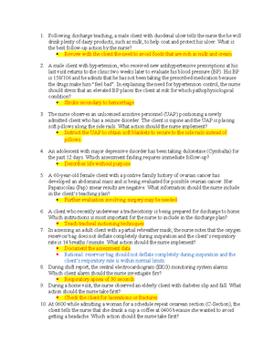 NUR 185 Week 6 Pre-Class Assignment - Week 6 Pre-Class Assignment Define the condition Sepsis ...