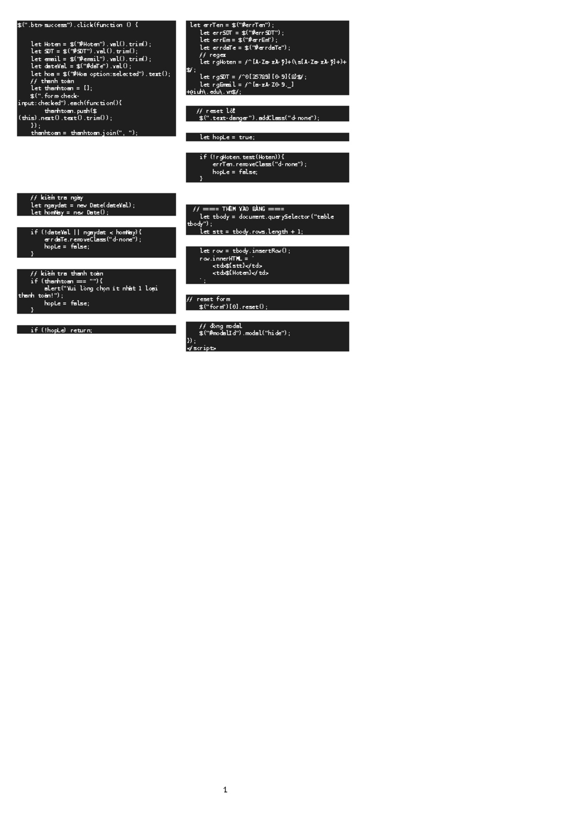 ABC - aclksknalsc lsc - 1 $(".btn-success").click(function () { let ...