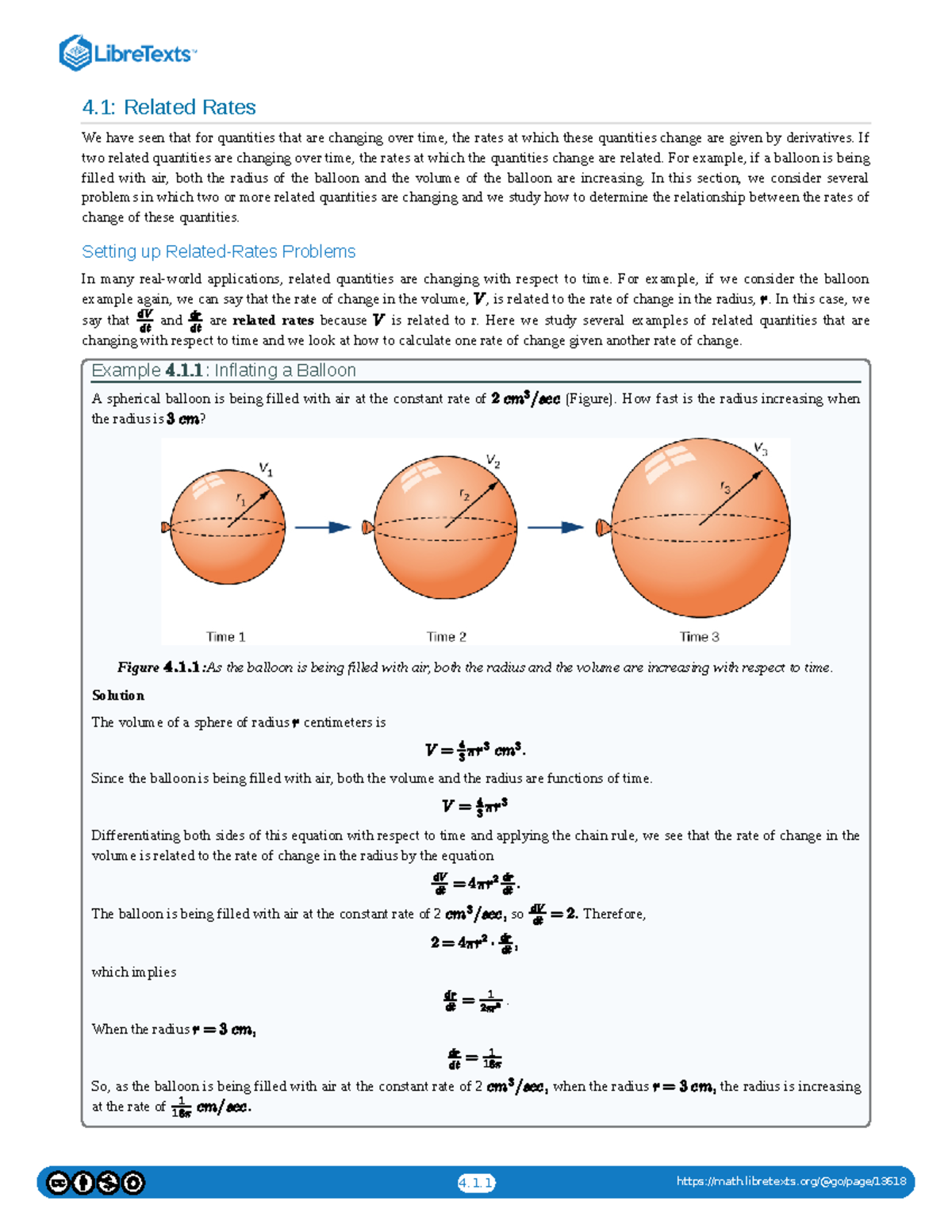 Calculus I (MTH 210) - Chapter 4.1: Related Rates Problems Explained ...
