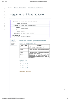 Seguridad e Higiene Industrial 6 - Seguridad e higiene industrial 1. Mis cursos 2. Seguridad e ...