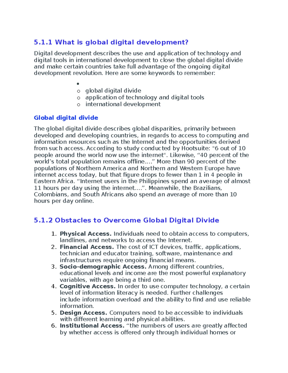 1.1 Introduction to the digital age - 1.1 What is digital age? The ...
