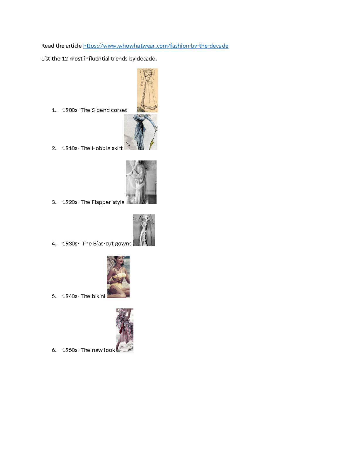 12 most influential fashion trends decade by decade - Read the article ...