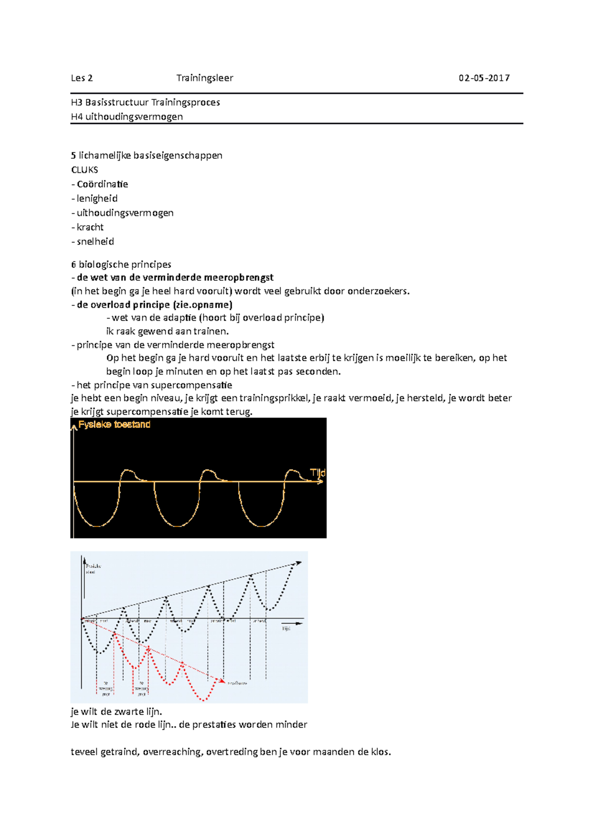 Les 2 Trainingsleer: Basisstructuren van het Trainingsproces (02-05 ...