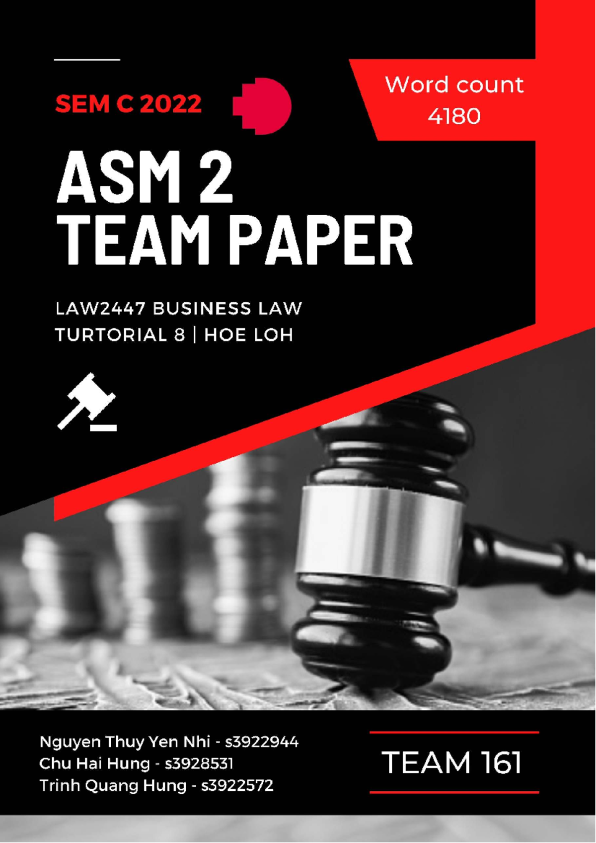 LAW2447 Team Paper: Assessment Task 2 on Vicarious Liability and ...