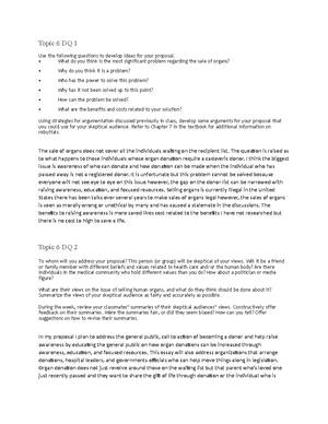 [Solved] specific example from the media of an expressed argument and ...