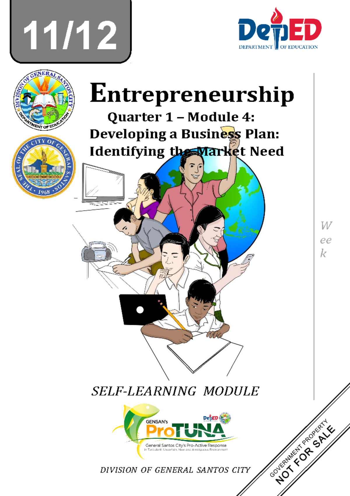Entrepreneurship 11/12 - Q1 Module 4: Business Plan Development SLM ...