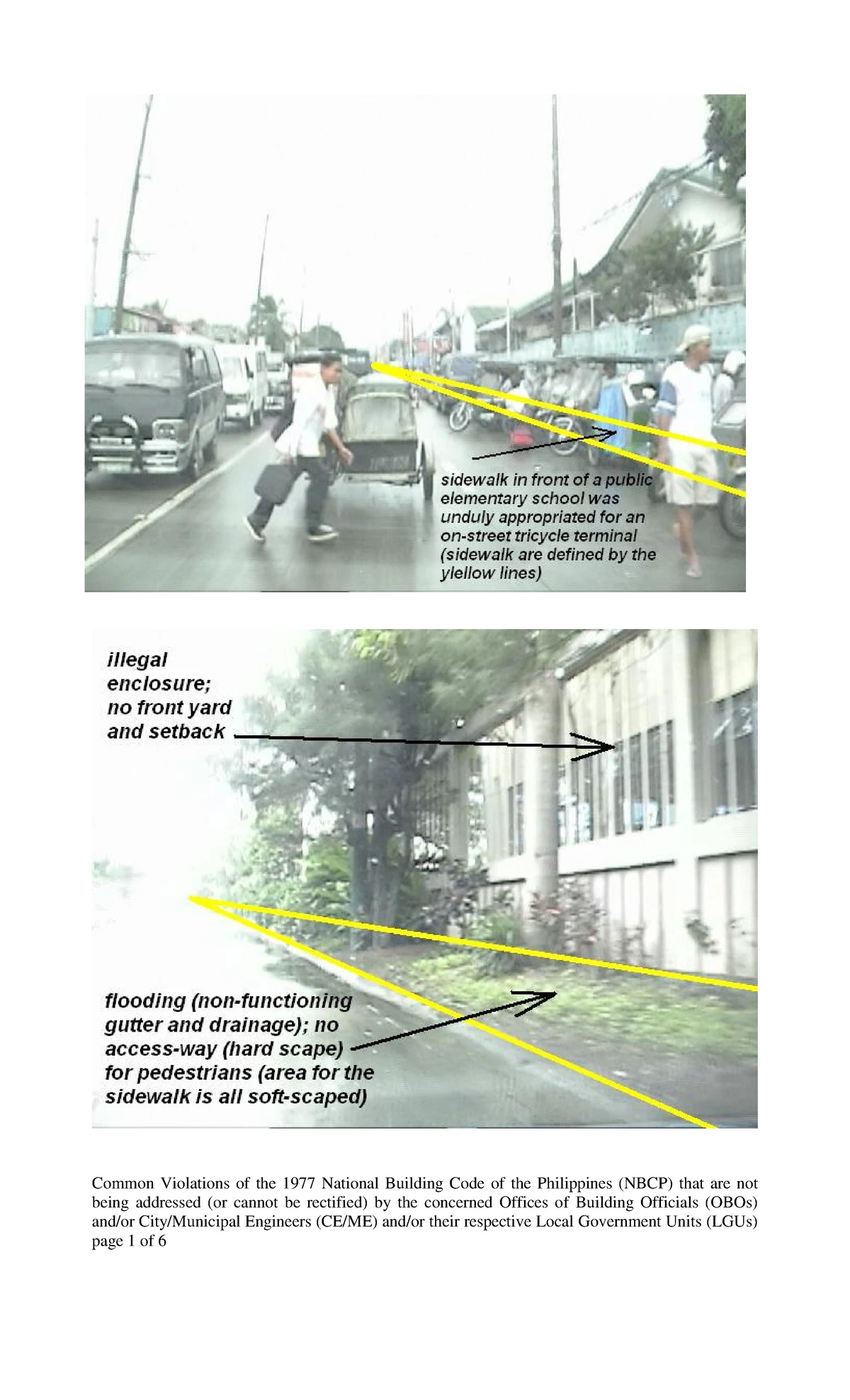 ALE SUMMARIES 2023 - PD 1096 – NATIONAL BUILDING CODE “The provisions of this Code shall apply ...