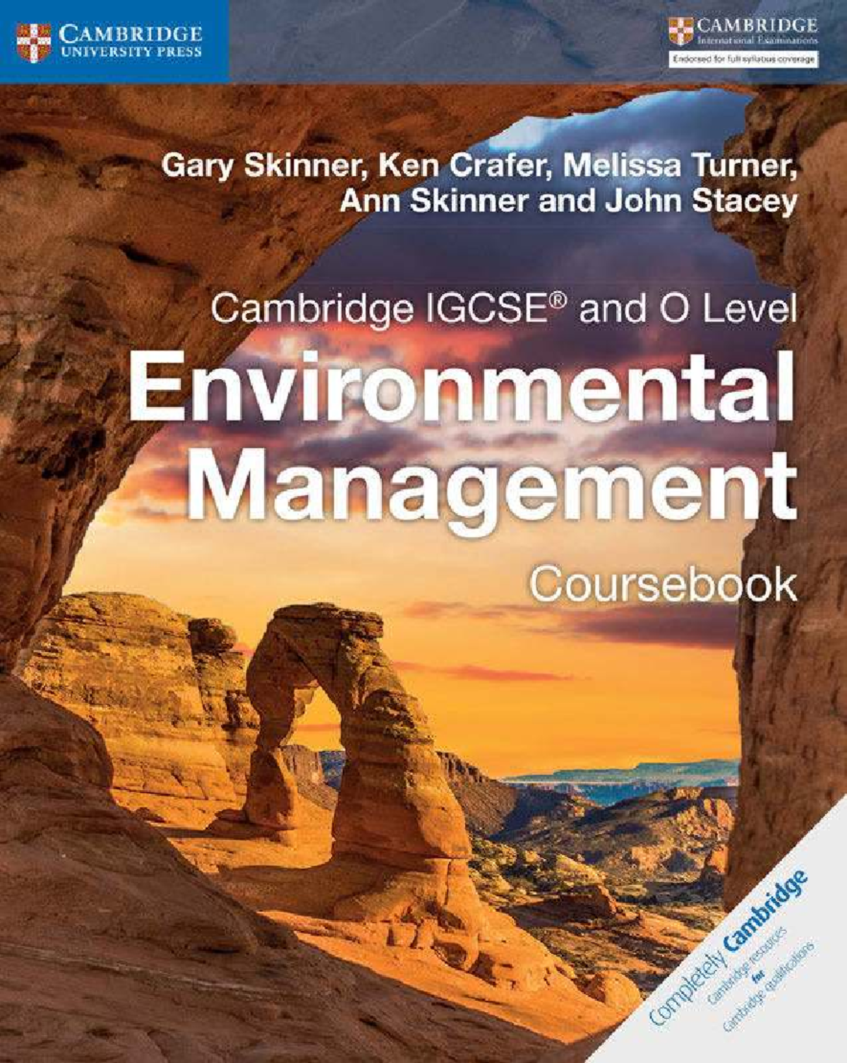 Cambridge IGCSE Environmental Management: Key Skills and Concepts - Studocu