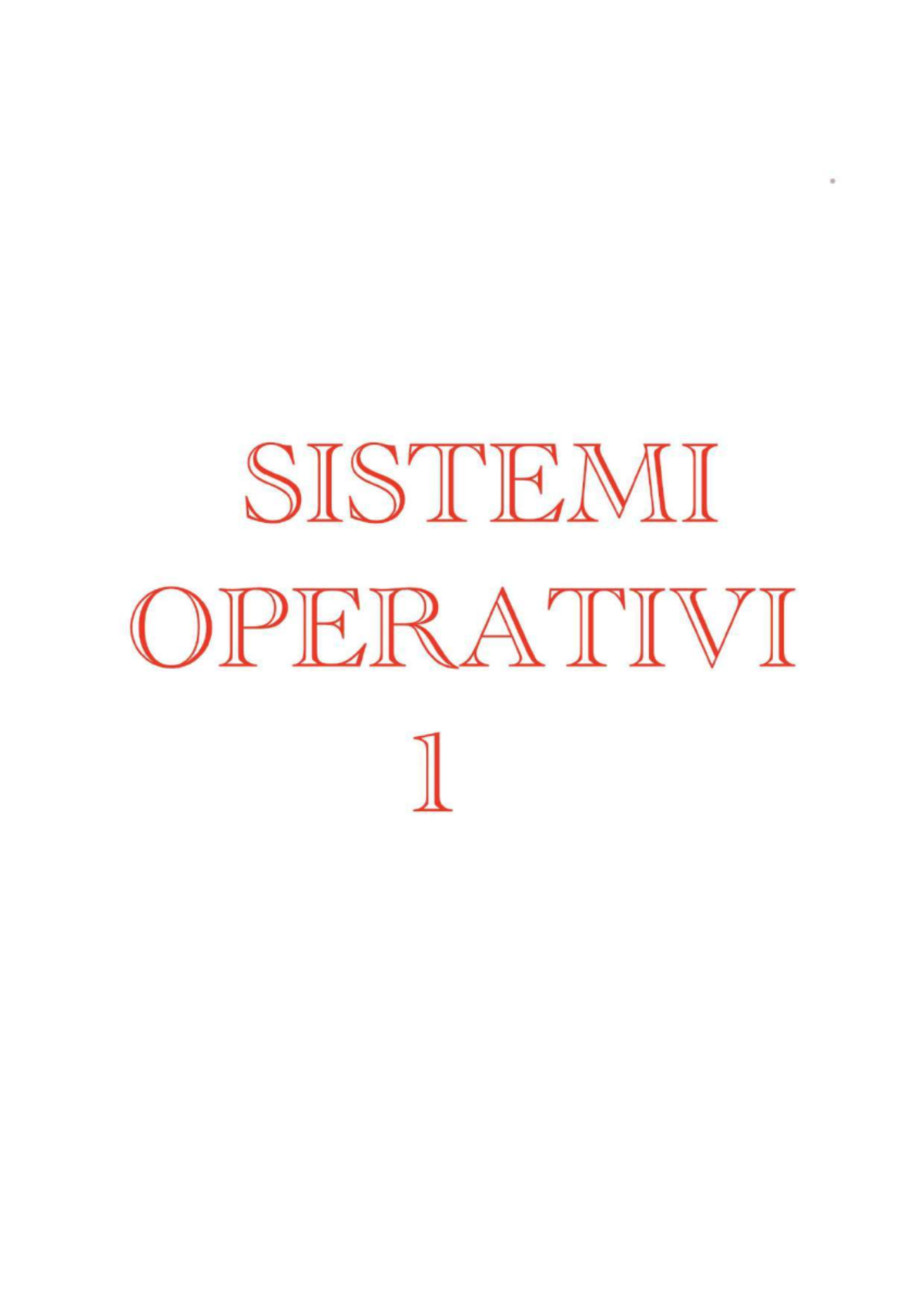 Sistemi operativi - SISTEMI OPERATIVI 1 Dove si troud ie s d LO ...
