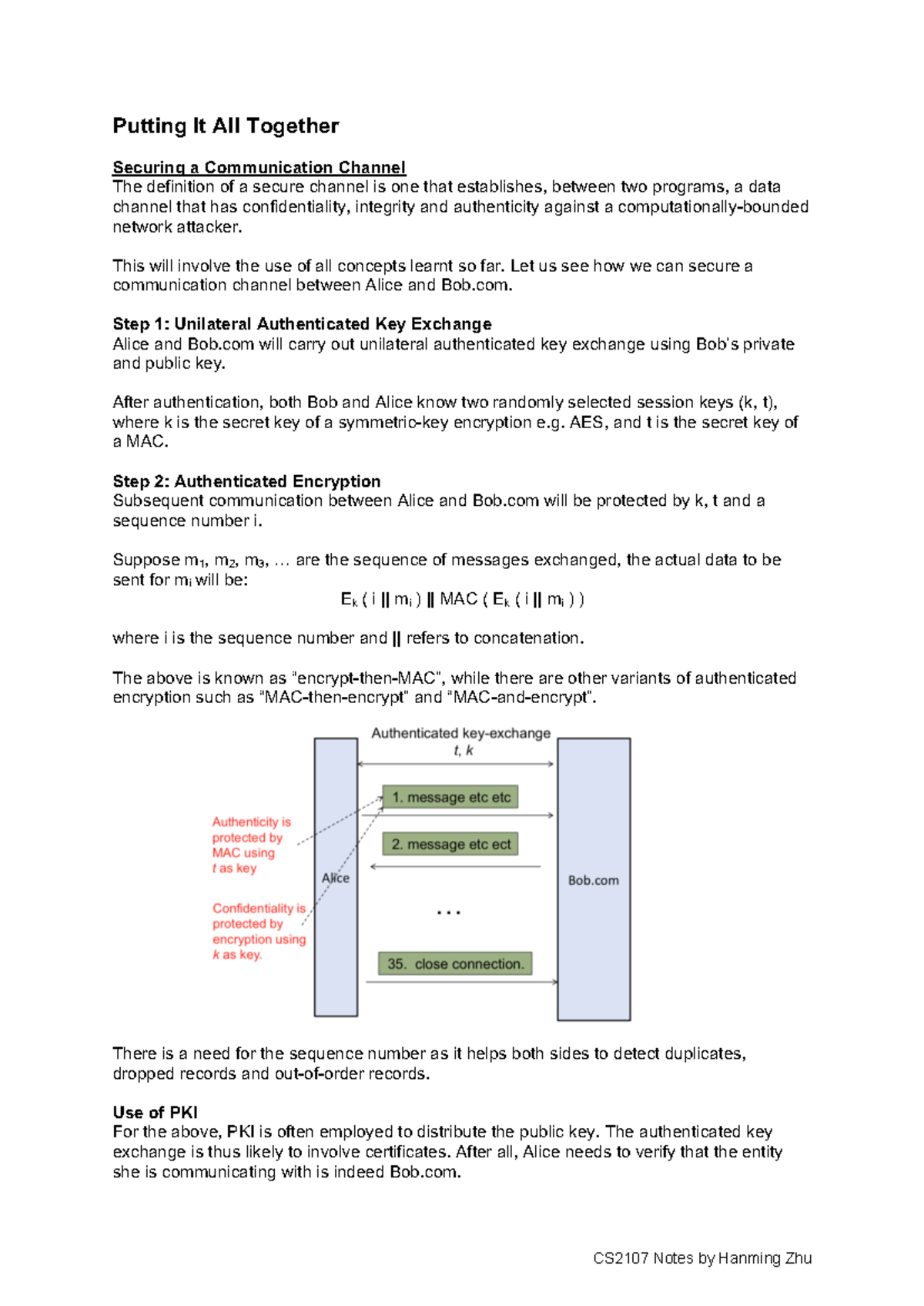 6 - Https - Putting It All Together Securing a Communication Channel ...