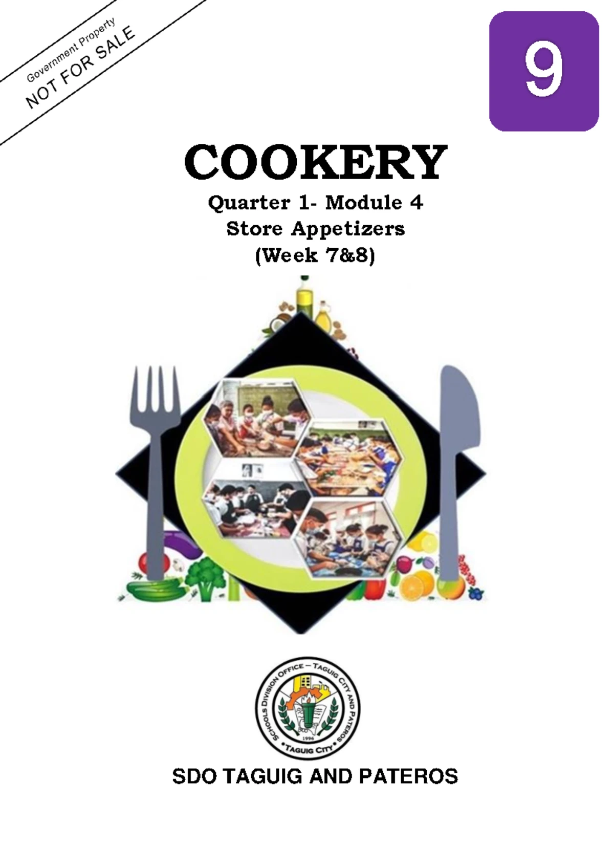 TVL SHS12 Cookery Q1 Module 1 Week 1 PDFni - TVL-SHS COOKERY ...