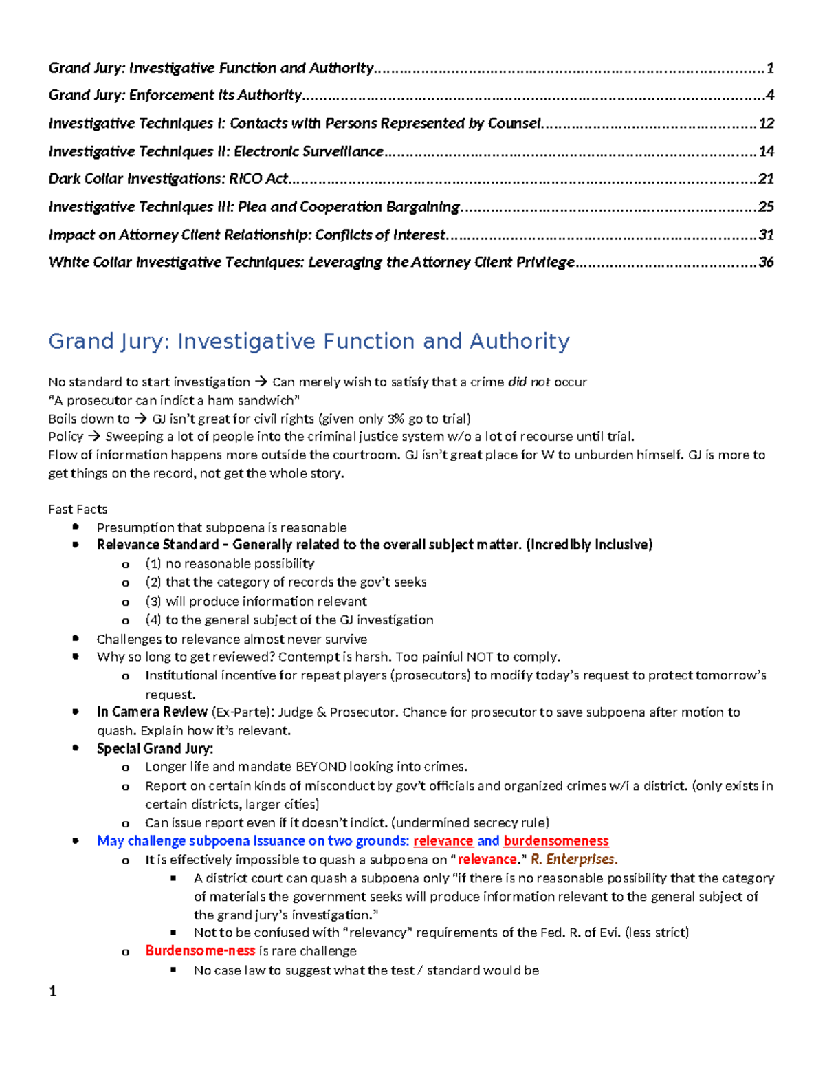 Federal Investigations Framework: Grand Jury Functions & Authority ...