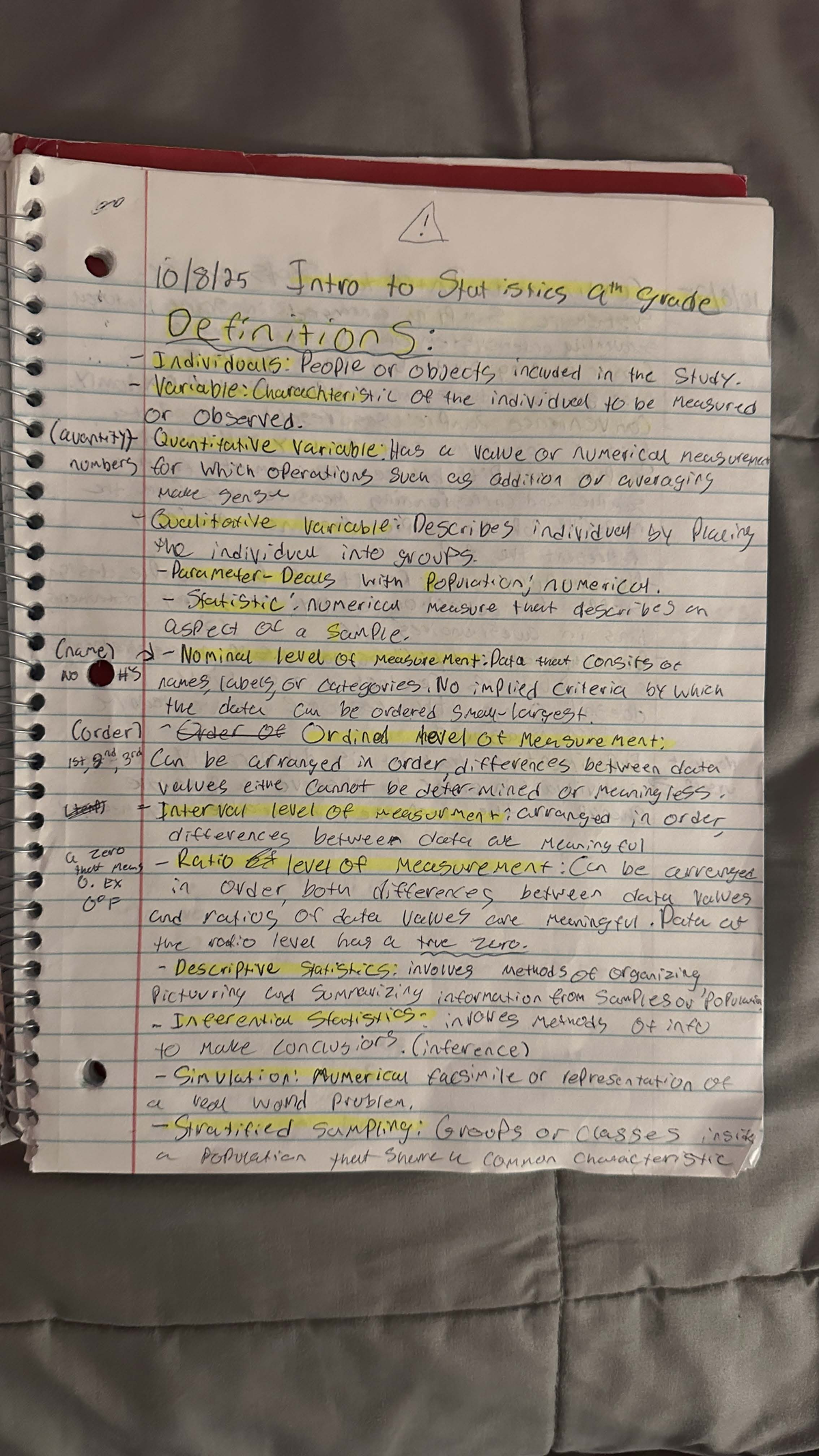 Analysis of Key Concepts in Intro to Statistics 9th Grade Exam Prep ...