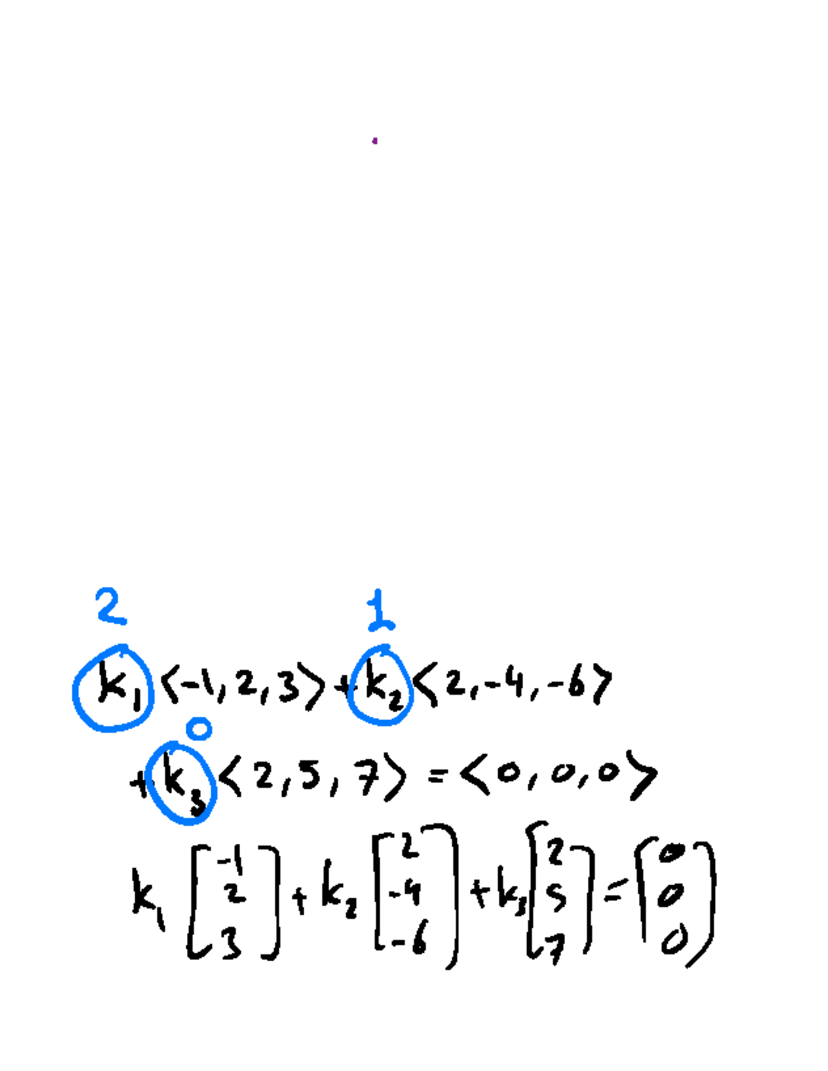 Lecture Notes on Linear Independence and Dependence - Studocu