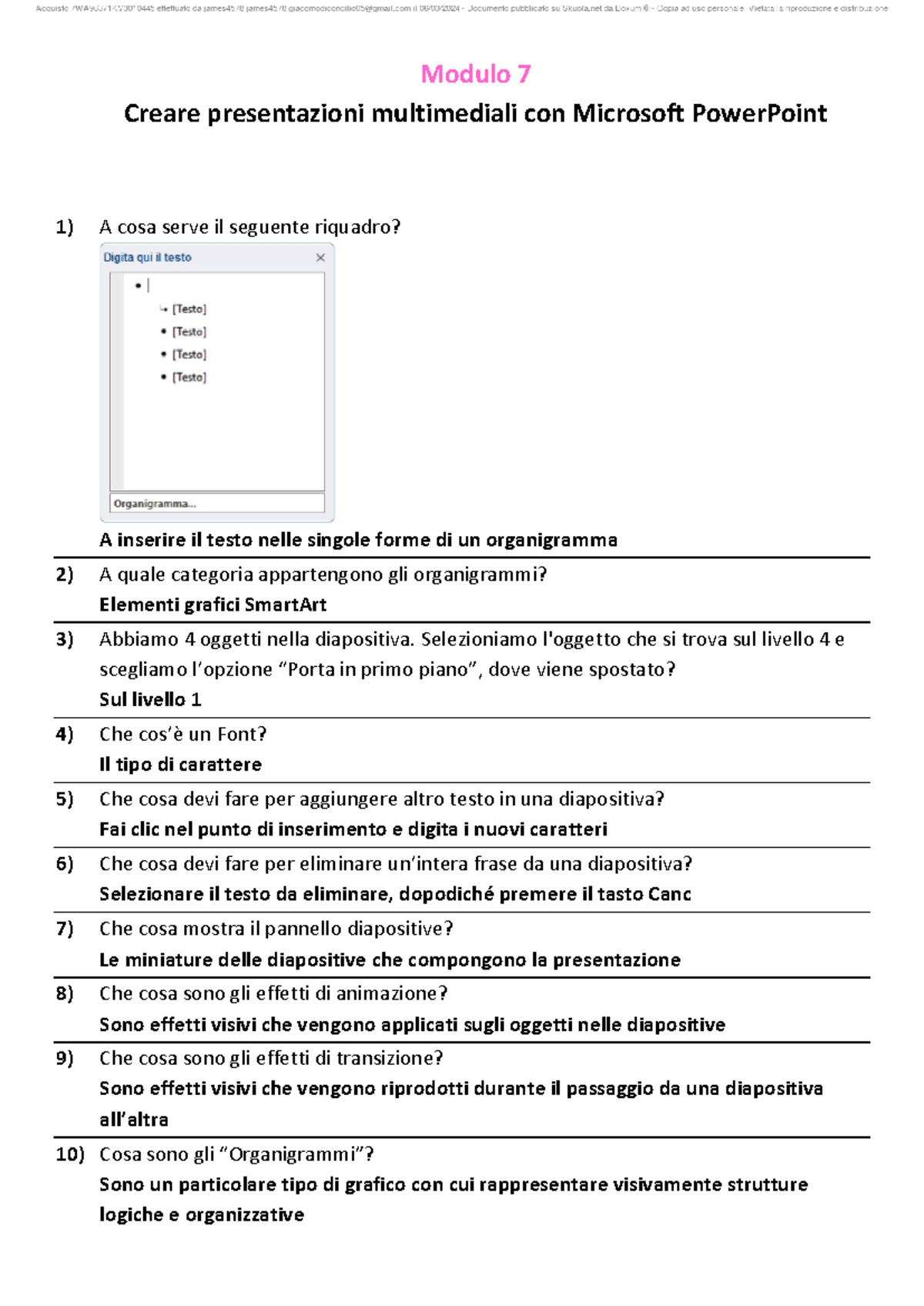 Eipass 7 Moduli V6.0: Modulo 7 - Creazione di Presentazioni con ...