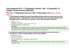 IT Essentials 7.0 Final Exam 1 – 9 parte 1 - ITE v7 – IT Essentials ...